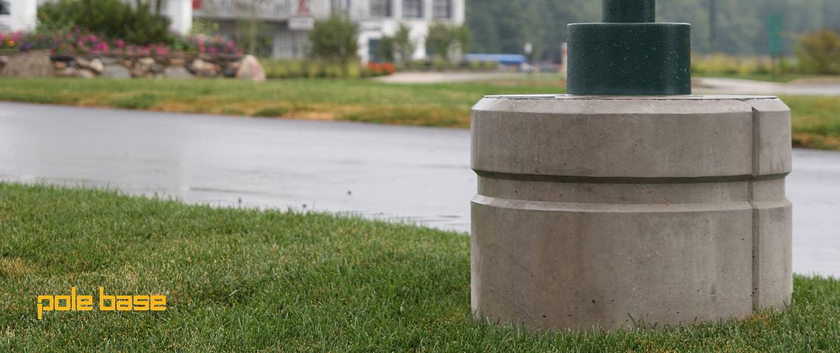 PoleBase - Brown Precast